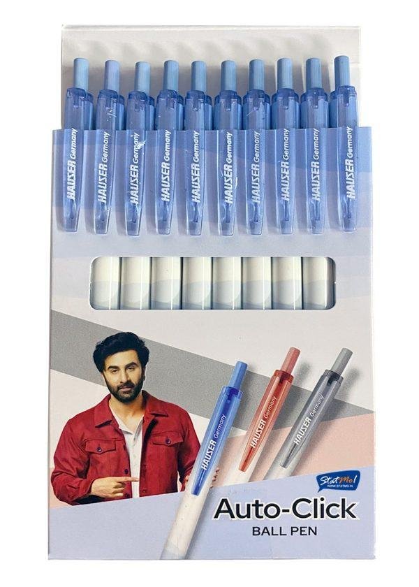 Hauser Auto-Click Ball Pen (Pack of 30)