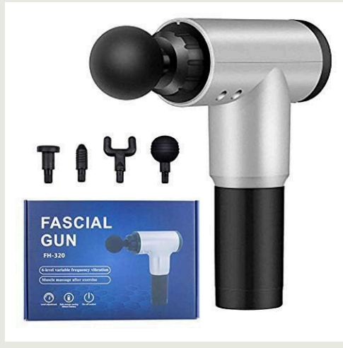 Pigeon Pulse Gun Massager With Digital Display,4 Heads,6 Speed ...